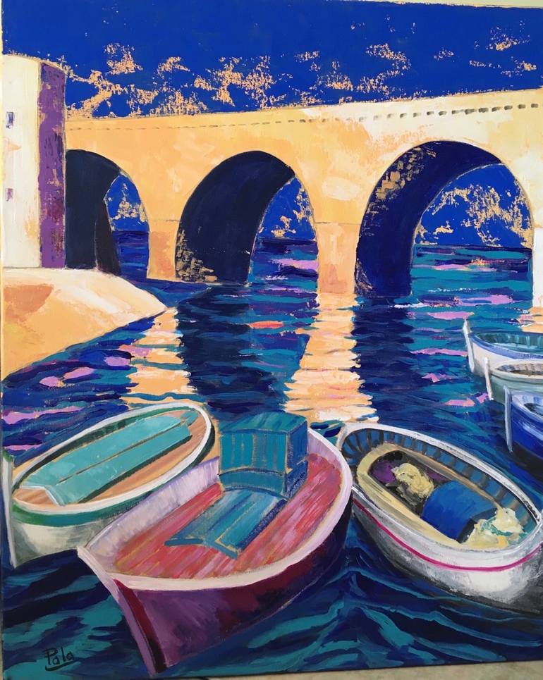 VALLON DES AUFES Painting by CHANTAL PALA | Saatchi Art