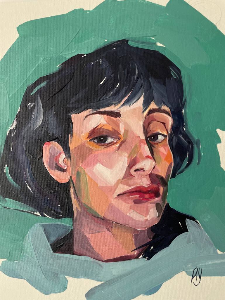 She Painting by Rachel Yecris | Saatchi Art