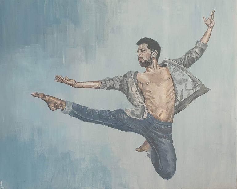 Flying Solo Painting by Alison Murdoch | Saatchi Art