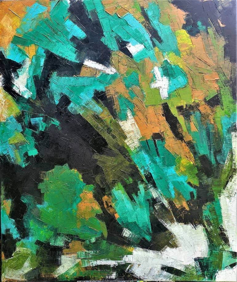 Alien Energy Painting by RUCHIKA KAWLRA | Saatchi Art