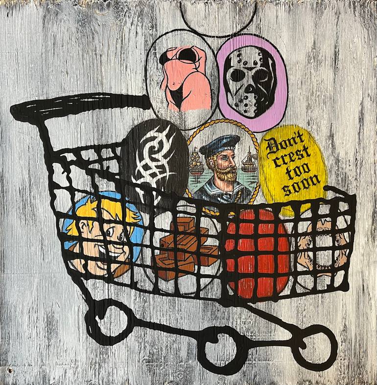 'Don't Crest Too Soon' Painting by Drew Simpson | Saatchi Art