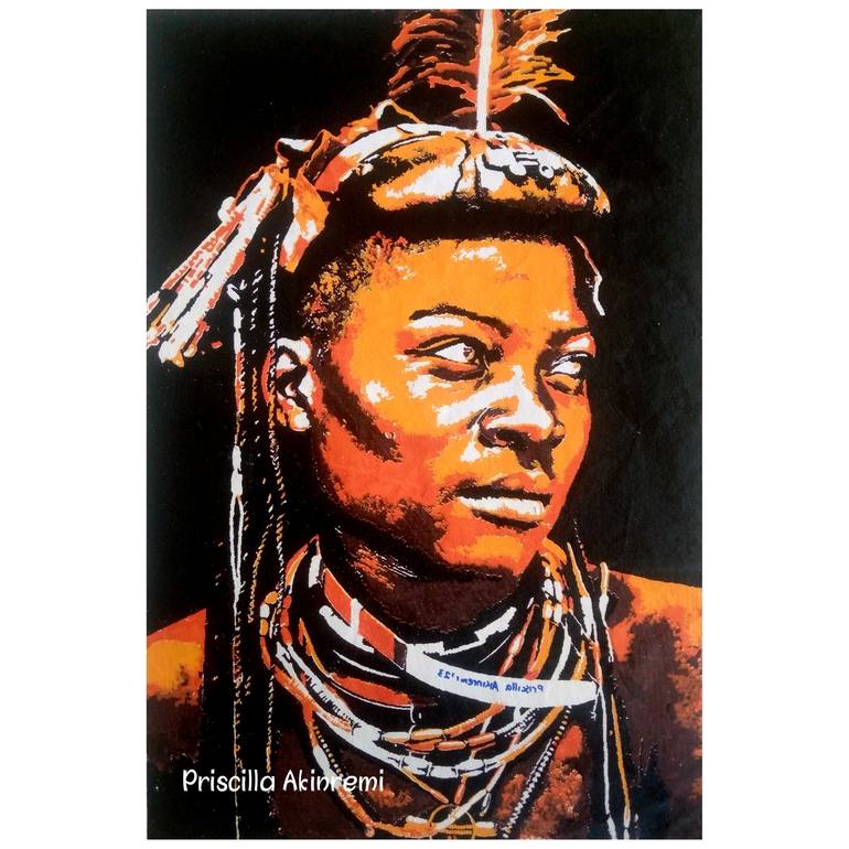 My Cultural Heritage Printmaking by Priscilla Akinremi | Saatchi Art