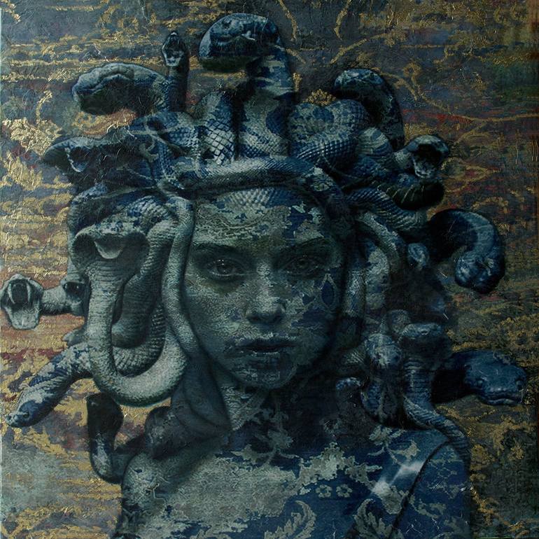 Medusa Painting by Daan Van Doorn | Saatchi Art