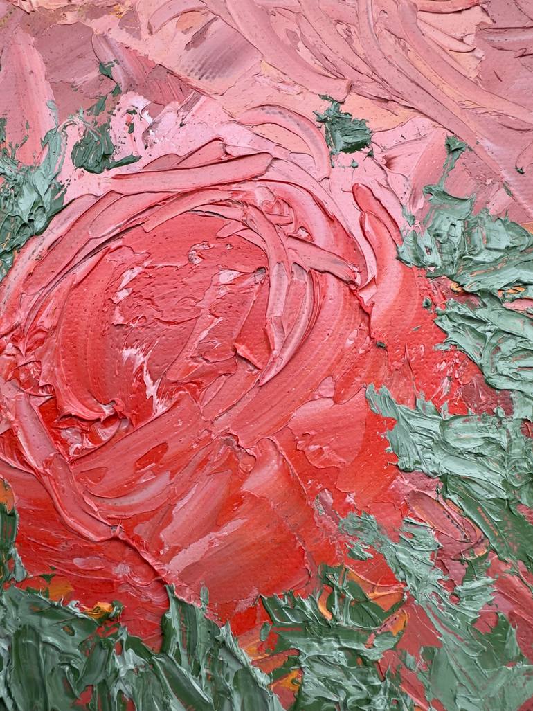 Roses Painting by Vladimir Ilin | Saatchi Art