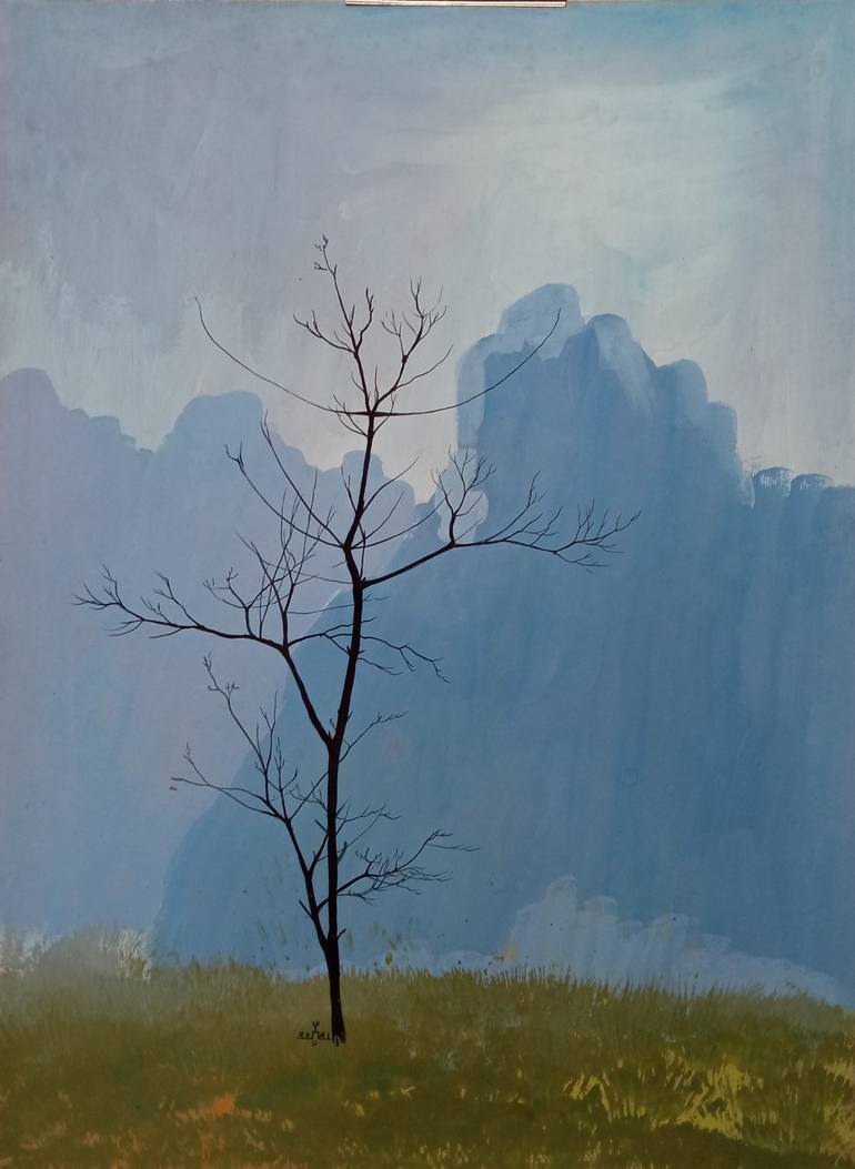 white cliff foot 08 Painting by HOANG KHANH DU | Saatchi Art