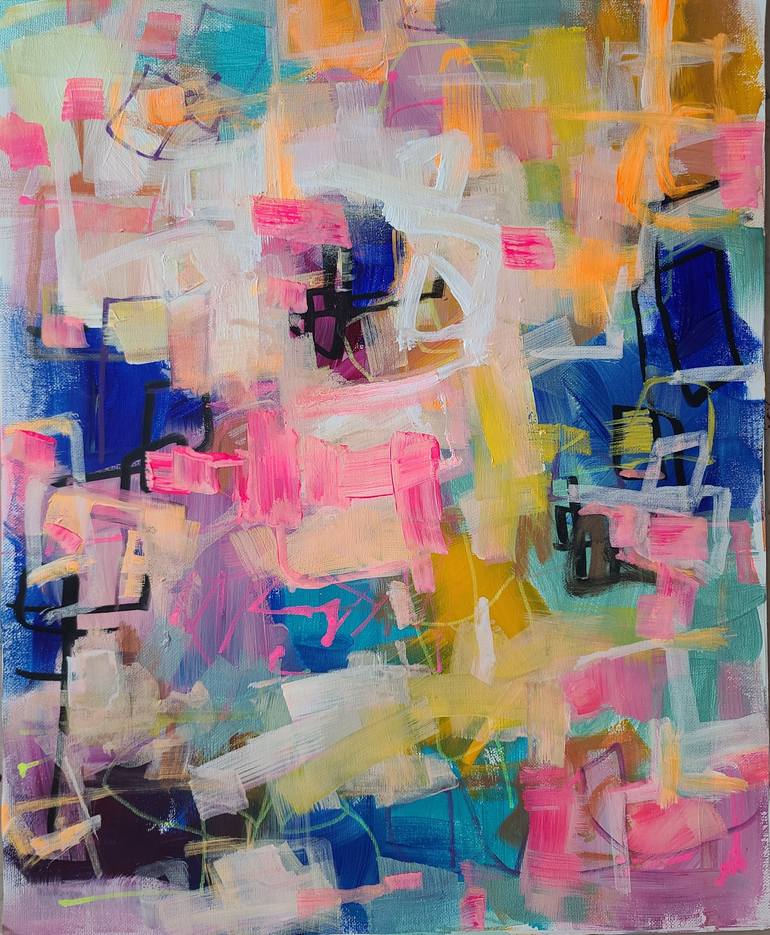 Experiential Abstract Painting by Sheng Kuan Chung | Saatchi Art
