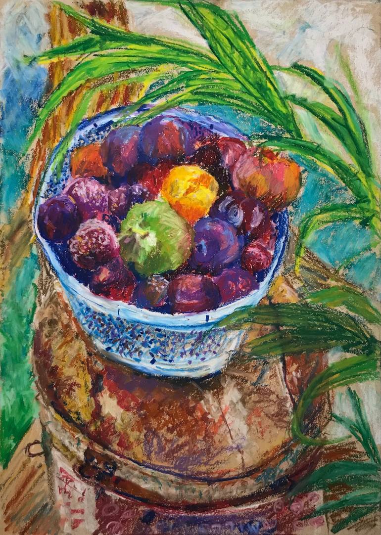 Fruits of demigod’s valley Drawing by Daniil Karpinskii | Saatchi Art