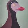 humble bird Painting by Nataliia Nikulina | Saatchi Art
