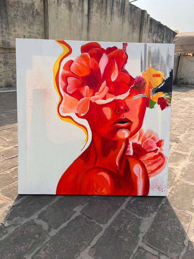 The conquerer Painting by Tapasya Bamzai | Saatchi Art