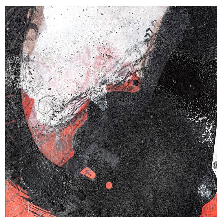 Composition & Red collage 6-22 Painting by Alaa Shasheet | Saatchi Art