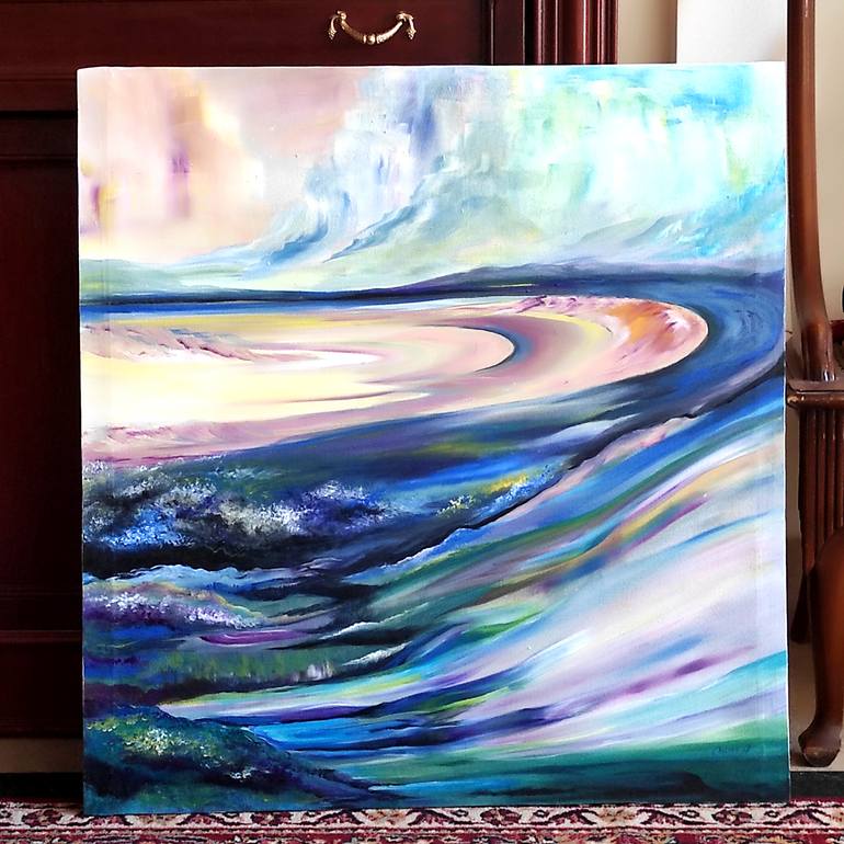 abstract nature Painting by Omima Aboelnasr | Saatchi Art