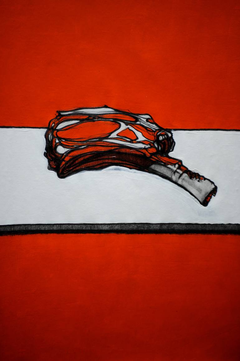 Cutlet Drawing by enrico salvadori | Saatchi Art