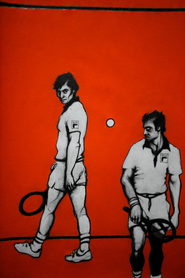 White Wimbledon Drawing by enrico salvadori | Saatchi Art
