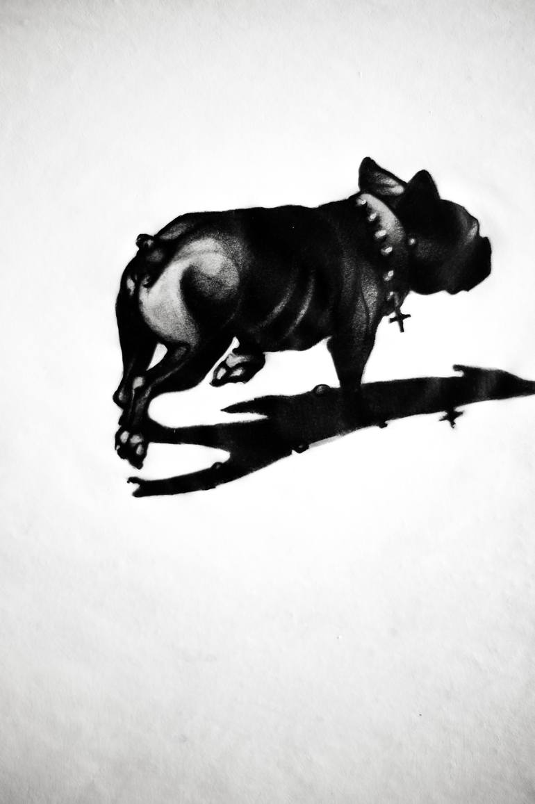 bad dog Drawing by enrico salvadori | Saatchi Art