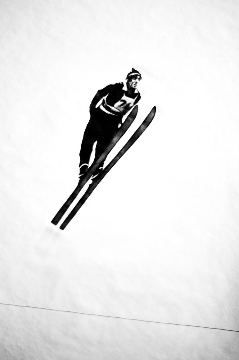 above the line Drawing by enrico salvadori | Saatchi Art