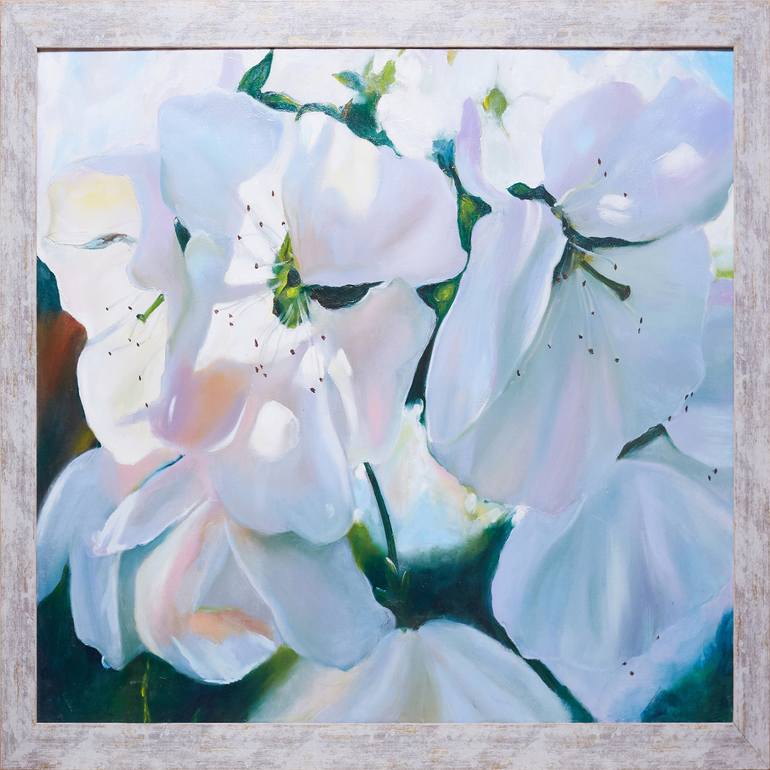 Blooming tree Painting by Julia Tarasenko | Saatchi Art