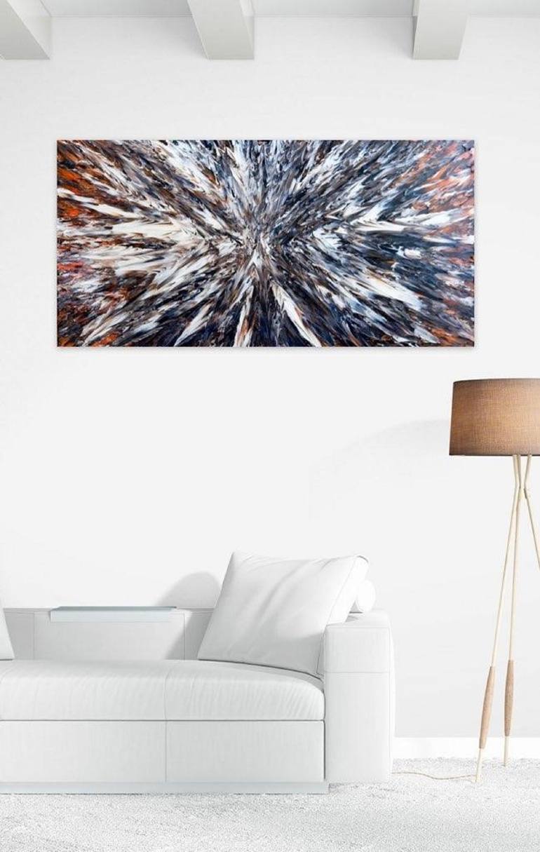 IMPLOSION Painting by Andreanna Taylor | Saatchi Art