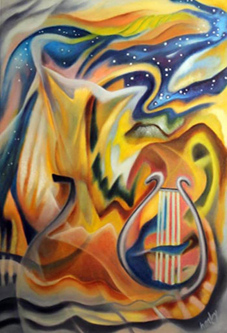 Orpheus and Eurydice Painting by Lynn thompson | Saatchi Art