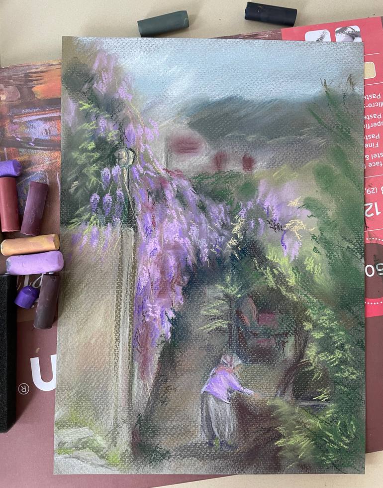 Spring in Alanya Drawing by Natalya Baranova | Saatchi Art