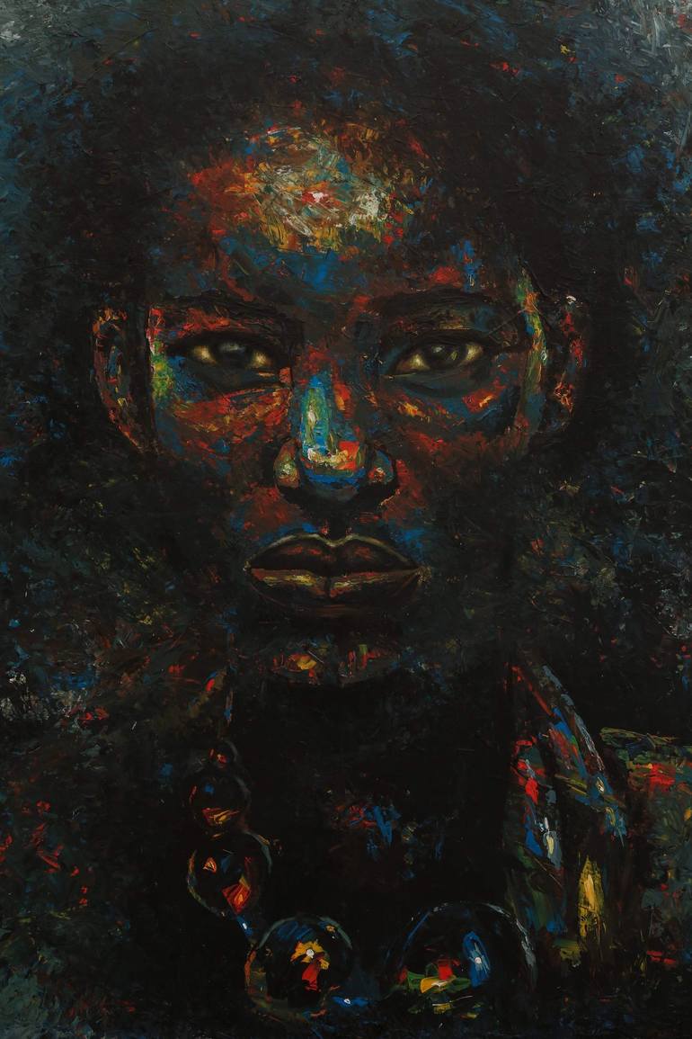 MASSAI Painting by David Deus | Saatchi Art