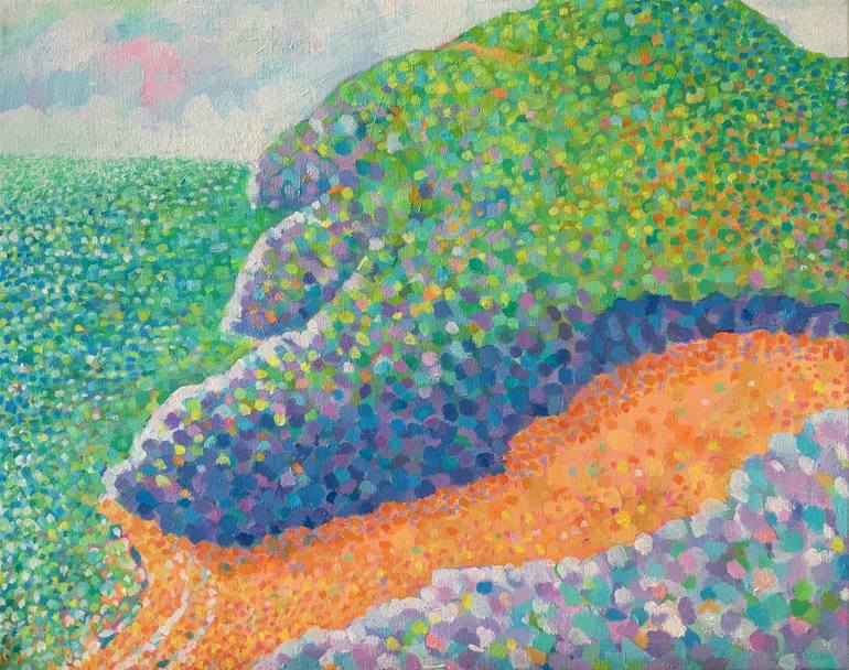 Hope Cove, south Devon Painting by Paul Thomas | Saatchi Art
