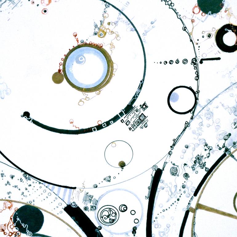 Synchronicity Drawing by Regina Valluzzi | Saatchi Art