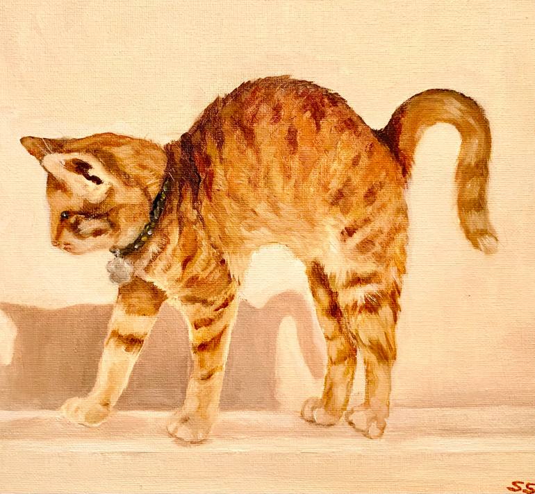 CAT COLLECTION, Marmalade II Painting by Svetlana Smorodinova | Saatchi Art