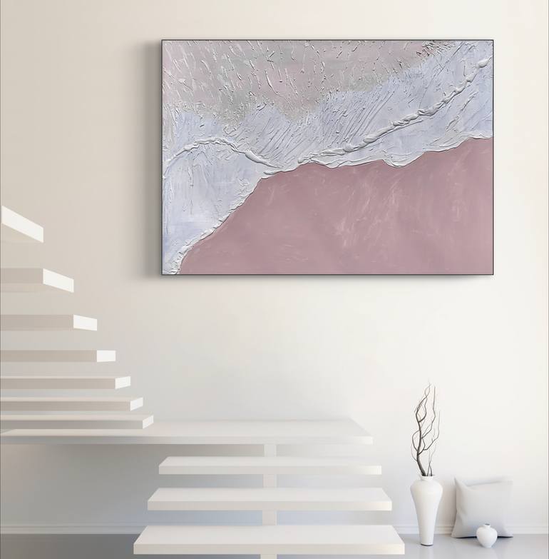 Where the waves begin, worry ends Painting by David Michael | Saatchi Art