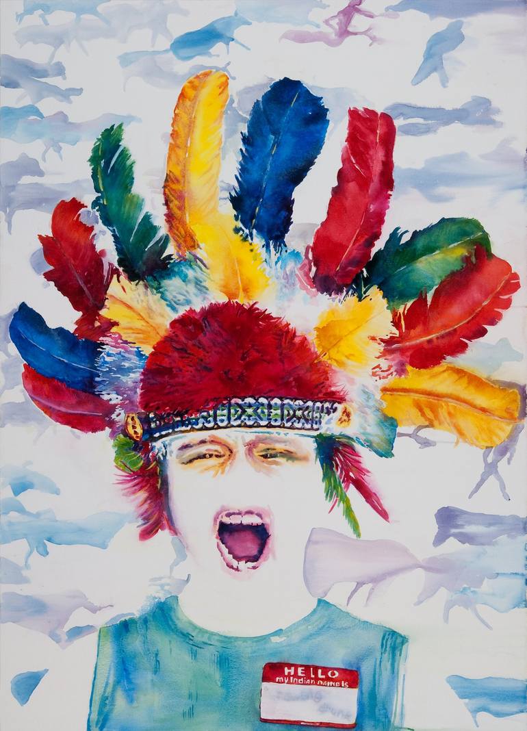 War Cry Painting by Michel Modell | Saatchi Art