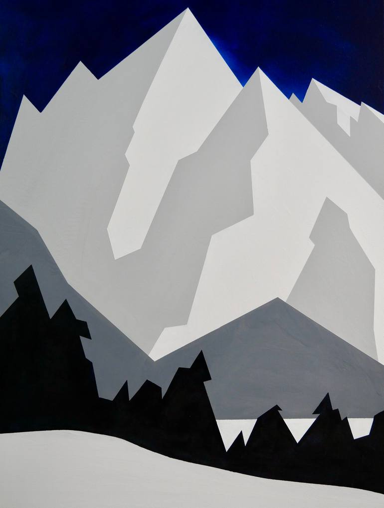 Alpine Dreaming Painting by Craig Calder | Saatchi Art