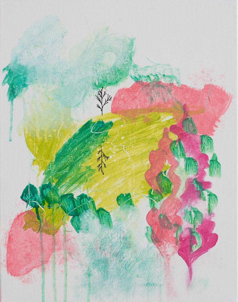 Into the Woods Painting by Lisa Faust | Saatchi Art