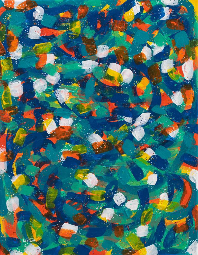 Of the Hour No. 2 Painting by Lisa Faust | Saatchi Art