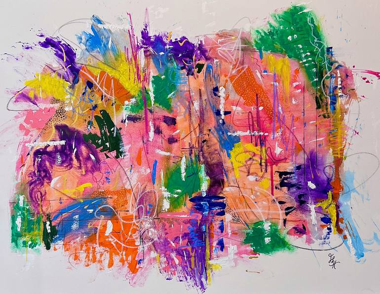 Tropical Candy, Darling! Painting by Jan Hrncir | Saatchi Art