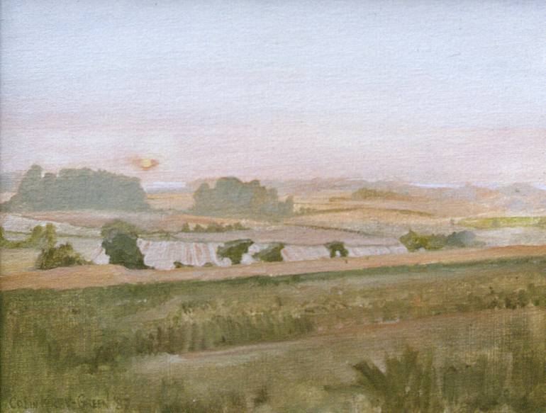 Picardy Landscape Painting by Colin Kirby-Green | Saatchi Art