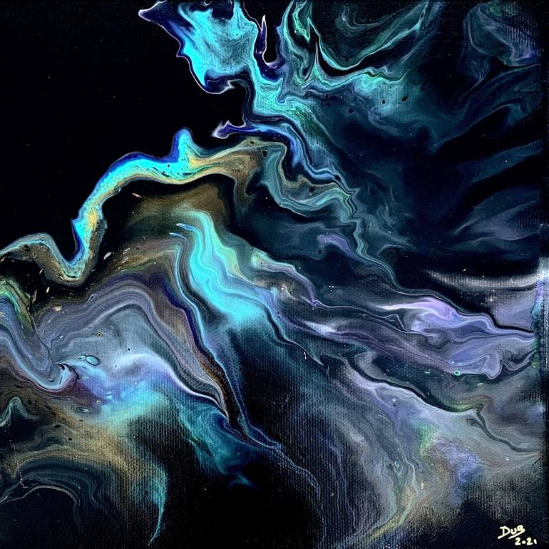 Spectral Dance Painting by CEDRIC DUBBIOSI | Saatchi Art