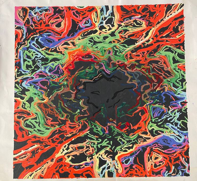 Tangled feelings Painting by Doreen Thomas | Saatchi Art