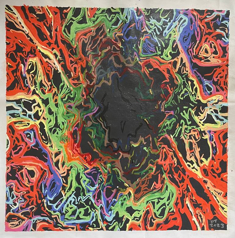 Tangled feelings Painting by Doreen Thomas | Saatchi Art