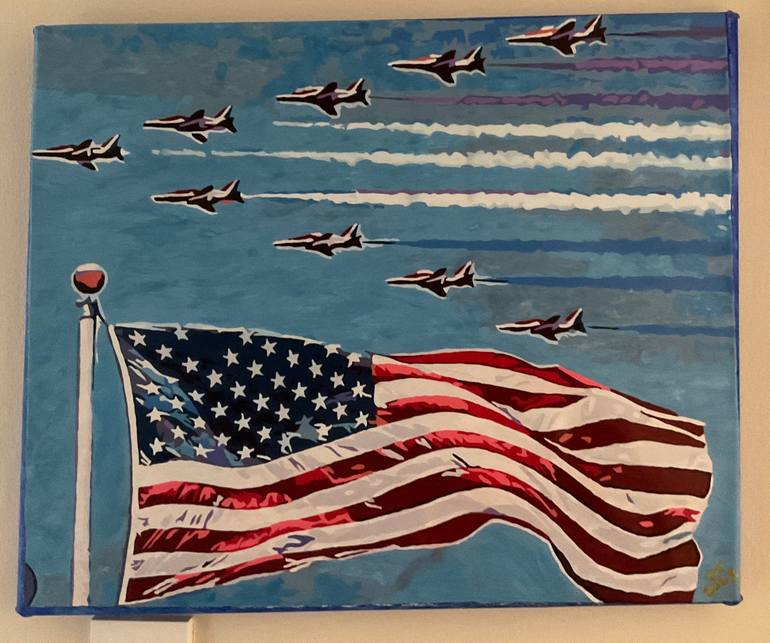 Fleet Week Painting by Doreen Thomas | Saatchi Art
