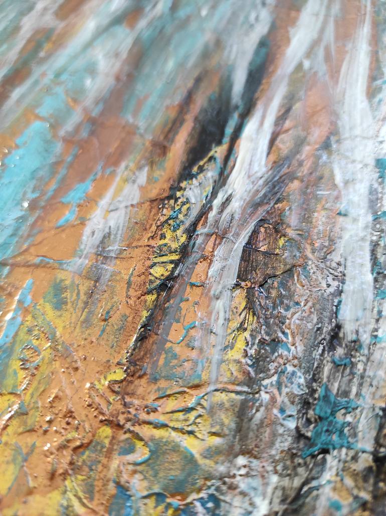 Copper Currents Painting by Gerdus Brönn | Saatchi Art