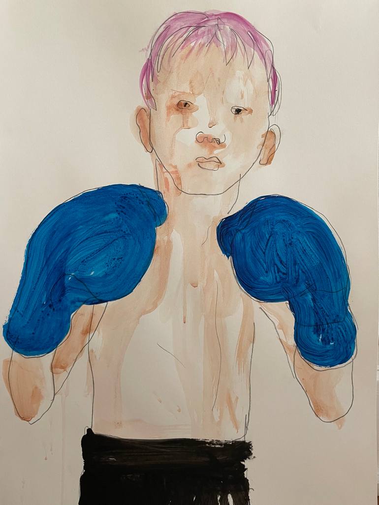 Untitled, Boxer #246 Drawing by George Spencer | Saatchi Art