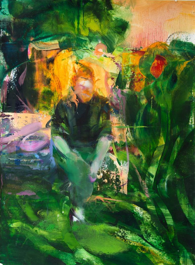 The Thinker 4 Painting by Albina Onay | Saatchi Art