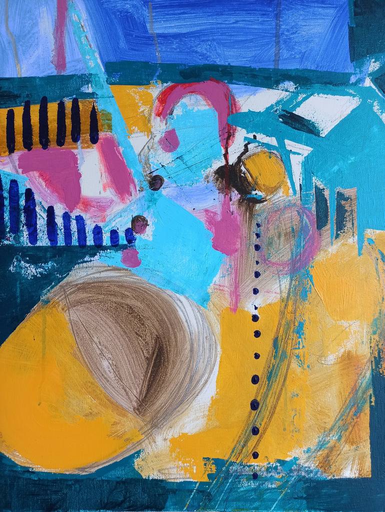 Holding it Through Painting by Liese Webley | Saatchi Art