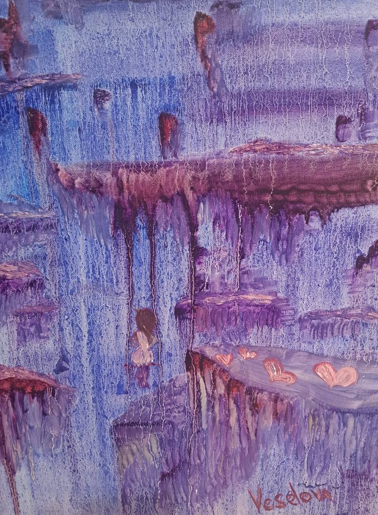 The Cliffside Reverie Drawing by kateryna veselova | Saatchi Art