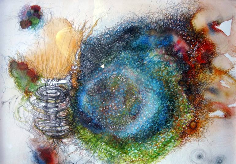 Universe drawing Drawing by Paola Ricci | Saatchi Art
