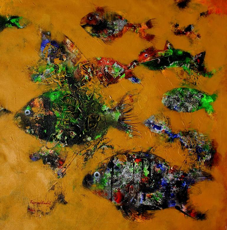 Expressive Series No 2 Painting by Ramesh Terdal | Saatchi Art