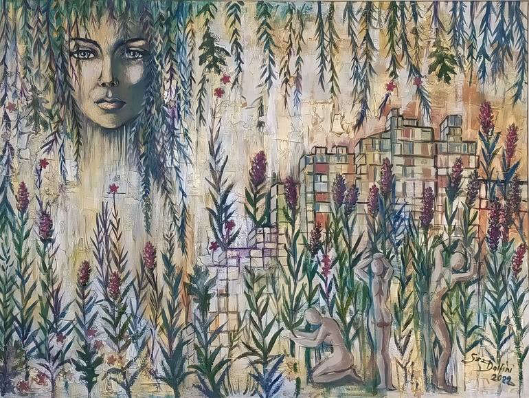 Building The New World Painting by Sara Dolfini | Saatchi Art