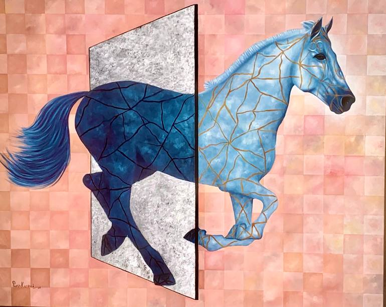 The Perfect Imperfection Painting by Parth Kanhai | Saatchi Art