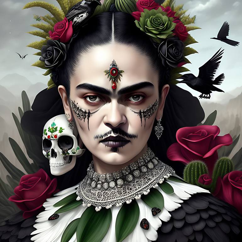My Frida Digital by Nancy Smith | Saatchi Art