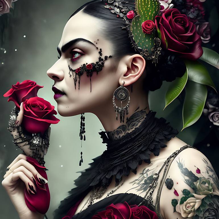 My Frida Digital by Nancy Smith | Saatchi Art