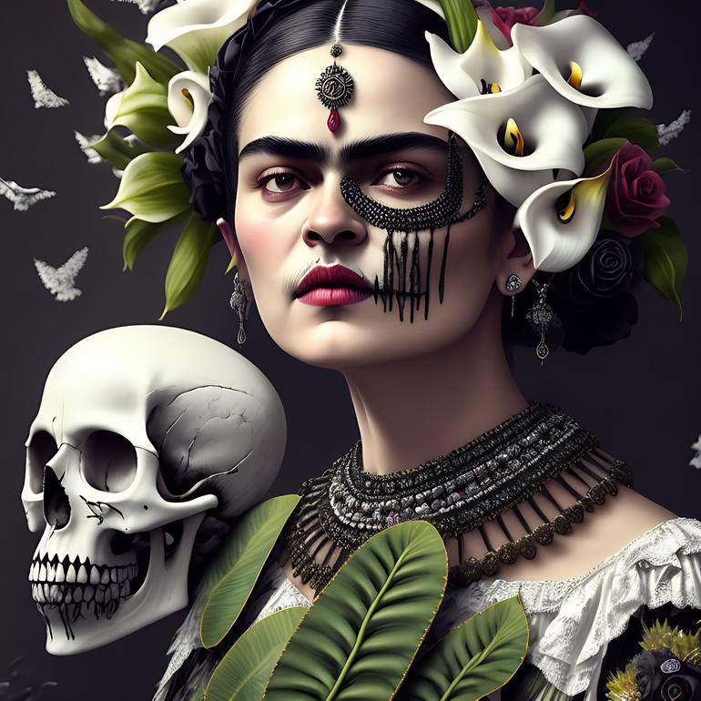 My Frida Digital by Nancy Smith | Saatchi Art